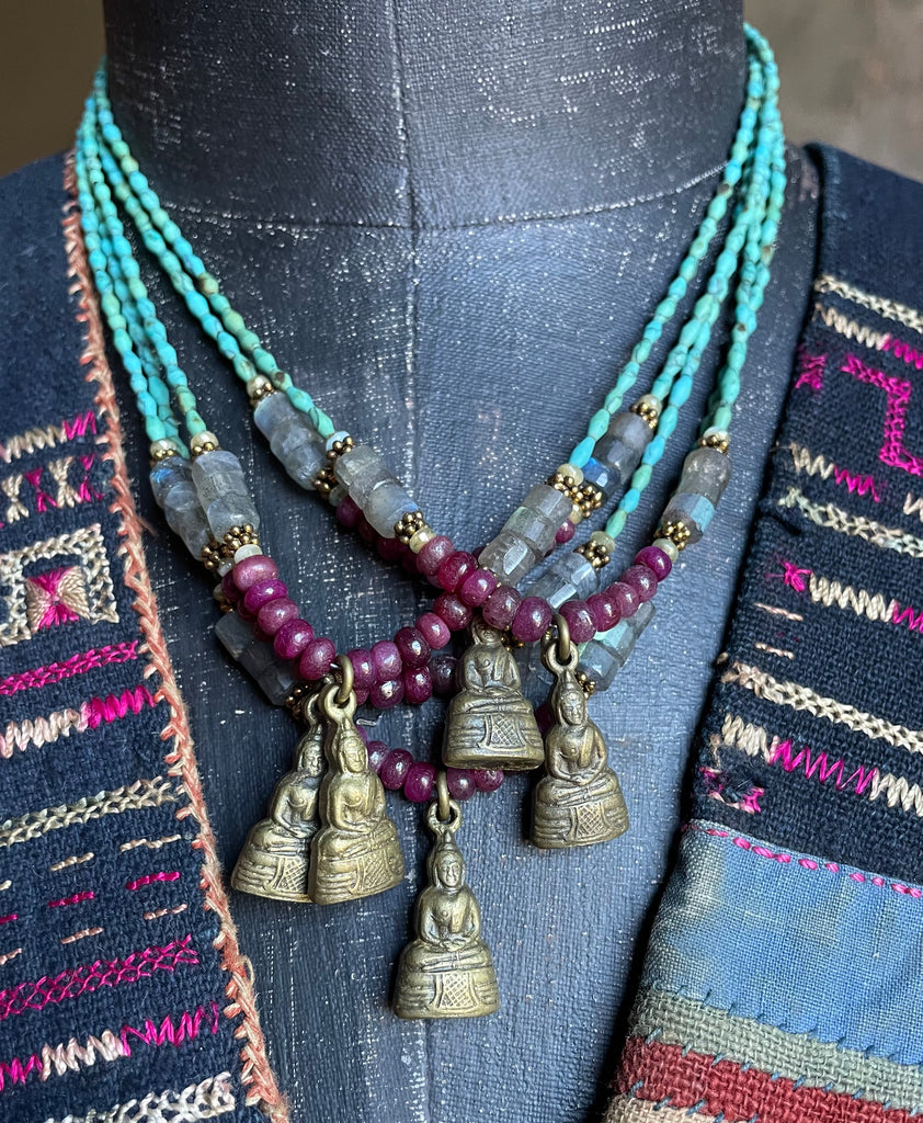 Ruby Buddha Necklace – Heather Haase