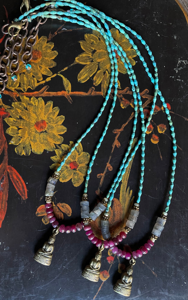 Ruby Buddha Necklace – Heather Haase